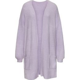 Vivance Damen Longstrickjacke, flieder, Gr&ouml;&szlig;e 1