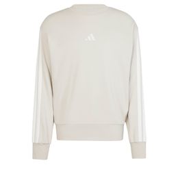 adidas Sportswear Sweatshirt 'Essentials' Herren Gr&ouml;&szlig;e M kitt / wei&szlig;