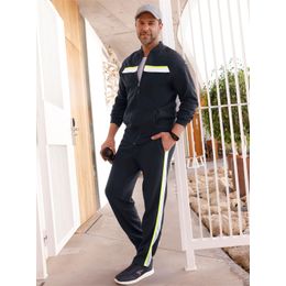 Catamaran Sports Herren Sweatjacke mit Kontraststreifen, marine, Gr&ouml;&szlig;e 44/46