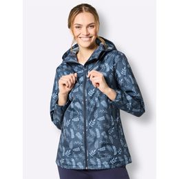 Catamaran Sports Damen Funktionsjacke mit Rei&szlig;verschluss-Tasche hinten, dunkelblau-mittelblau, Gr&ouml;&szlig;e 38