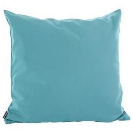 HOCK Dekokissen H.O.C.K. "Classic Uni", blau (t&uuml;rkis, unifarben), B:50cm L:50cm, Polyacryl, Dekokissen_Sitzkissen_Kissenh&uuml;llen, Kissenh&uuml;lle mit F&uuml;llung, 1 St&uuml;ck, 50/50 cm