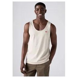 Levi's Tanktop LEVI'S "LSE HOUSEMARK TANK", Herren, Gr. M, pumice stone, Jersey, Obermaterial: 100% Baumwolle, regular fit normal, Rundhals, Tops Tanktop, mit Logo Stickerei
