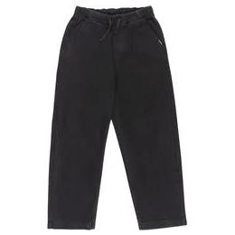Sporthose Quiksilver "The Foam Denim", M&auml;dchen, Gr. 10, schwarz, Obermaterial: 99% Walkfrottier, 1% Elasthan;, Hosen Sporthose