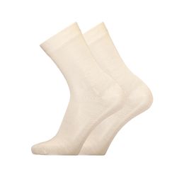 UphillSport Herren Socken "MERINO LIGHT", Gr. 43, wei&szlig;, 58% Wolle, 40% Polyamid, 2% Elasthan, unifarben, Socken, 2er-Pack mit Woll-Anteil