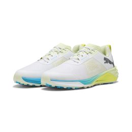 Puma Herren Golfschuh "Shadowcat NITRO 2.0 Golfschuhe Herren", Gr. 41wei&szlig; schwarz apple spritz gr&uuml;n, Obermaterial: Textil, Synthetik. Futter: