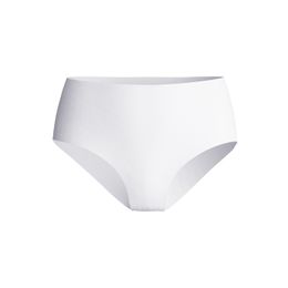 Slip Calida "Slip Sleek Skin Midi Slip 1er Pack", Damen, Gr. 40-42, wei&szlig;, Obermaterial: 87% Polyamid PA. 13% Elasthan EL., Unterhosen Slip