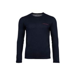 Emporio Armani Herren Longsleeve "Longsleeve Pure Cotton 1er Pack", blau, Gr. L, Obermaterial: 100% Baumwolle CO., Shirts