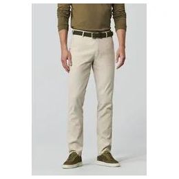 Chinos MEYER "Roma 1-3020", Herren, Gr. 60, Normalgr&ouml;&szlig;en, beige, 53% Leinen, 45% Baumwolle, 2% Elasthan, unifarben, regular fit lang, Hosen, mit buntgewebtem Innenfutter
