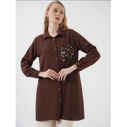 Bigdart Blouse female Brown size 3XL