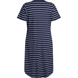 ZIZZI Kleid 'Mmelissa' Damen Gr&ouml;&szlig;e 46/48 marine / wei&szlig; Winterkleid