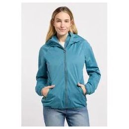 Outdoorjacke Ragwear "DIZZIE", Damen, Gr. S, ocean gr&uuml;n, Web, Obermaterial: 100% Polyester, unifarben, normal, Jacken Outdoorjacke, Wasserabweisend mit Kordelzug am Saum und Rei&szlig;verschlusstaschen