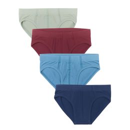 Albero Natur Unterhose '4er-Set Bio-Baumwoll Jungen Slips' Jungen Gr&ouml;&szlig;e 116 bunt