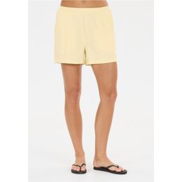 ENDURANCE ATHLECIA ATHLECIA Damen Shorts "Crecy"hellgelb, Gr. 44, unifarben, 50% Baumwolle, 48% Polyester, 2% Elasthan, Hosen, aus robustem und atmungsaktivem Material