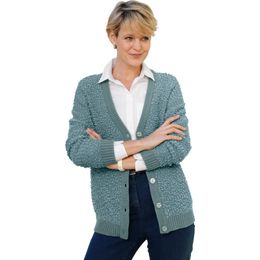 Damen Cardigan aus Effektgarn jade, Gr&ouml;&szlig;e 42