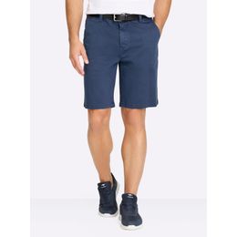 Marco Donati Herren Bermudas mit Pattentaschen hinten, dunkelblau, Gr&ouml;&szlig;e 48
