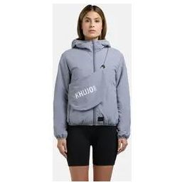 Outdoorjacke Khujo "Shelly2", Damen, Gr. M (38), hellblau, Obermaterial: 100% Nylon. Innenfutter: 100% Nylon. Wattierung: 100% Polyester, gerade h&uuml;ftlang, hoch geschlossener Ausschnitt, eng Rollkanten, Jacken Outdoorjacke, packbare Damen &Uuml;bergangsjacke mit Tasche