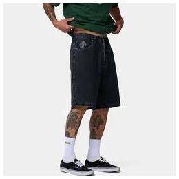 Shorts Santa Cruz "STAMPED BIG SHORTS", Herren, Gr. 32, N-Gr, schwarz, Obermaterial: 94% Baumwolle, 6% Polyester, Hosen Shorts, aus Baumwolle und Polyester, sportlicher Stil