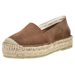 Espadrille Pavement "Pavement Halbschuhe Leder", Damen, Gr. 37, braun, Leder, Schuhe Espadrille