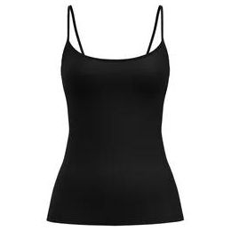 Unterhemd Calida "Unterhemd Sleek Skin Spaghetti Top 1er Pack", Damen, Gr. 40-42, N-Gr, schwarz, Obermaterial: 73% Polyamid PA. 27% Elasthan EL., Unterhemden Unterhemd