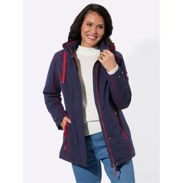 WITT Damen Funktionsjacke mit abnehmbarer Kapuze, marine, Gr&ouml;&szlig;e 19