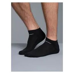 F&uuml;&szlig;linge TRIGEMA "TRIGEMA Sneaker-Socken im Doppelpack", Herren, Gr. 47-48, schwarz, Baumwollmischung, Socken