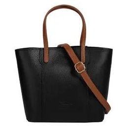Henkeltasche Samantha Look, Herren, Gr. B/H/T: 26cm x 21cm x 9cm onesize, schwarz, Leder, Taschen, echt Leder, Made in Italy