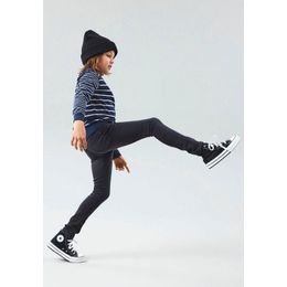 name it Jungen Slim-fit-Jeans "NKMSILAS XSLIM JEANS 2002-TX NOOS", blau, Gr. 164, Abriebeffekte, unifarben, Denim/Jeans, Obermaterial: 71% Baumwolle,