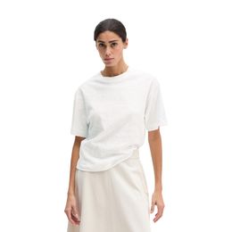 Marc O'Polo MARC O'POLO Damen T-Shirtwei&szlig;, Gr. M, Slub, Obermaterial: 100% Baumwolle, Shirts, regular aus Slub-Jersey