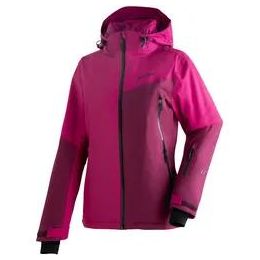 Skijacke Maier Sports "Nuria", Herren, Gr. 48, pink (magenta), 100% Polyester, Rundhals, Jacken Skijacke, Damen Winterjacke, wind- und wasserdicht, 3 RV-Taschen, Regular Fit