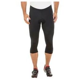 Radhose Vaude "Active 3/4 Pants", Herren, Gr. XXL, N-Gr, schwarz, Obermaterial: 74% Polyester, 26% Elasthan, 3/4-L&auml;nge, Hosen, sportlicher Stil mit Logoschriftzug, f&uuml;r Radsport, elastisch