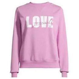 Sweatshirt SALZHAUT "Sweatshirt RABHAHN", Damen, Gr. XS, rosa (pale), Obermaterial: 80% Baumwolle CO. 20% Polyester PES., Sweatshirts Sweatshirt