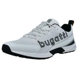 Sneaker Bugatti "Bugatti Sneaker Lederimitat", Herren, Gr. 43, wei&szlig;, Lederimitat, Schuhe Sneaker