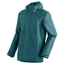 Regenjacke Maier Sports "Abbenstein M", Herren, Gr. 66, seegr&uuml;n, 100% Polyester, Jacken Regenjacke, Herren Jacke wasserdicht, moderner Windbreaker, Outdoorjacke, Reg. Fit