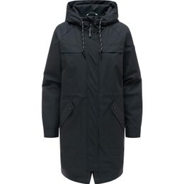 Ragwear Damen Regenmantel "Ximenna"schwarz, Gr. S, Obermaterial: 100% Polyester. Innenfutter: 100% Polyester, M&auml;ntel, wasserdichter und