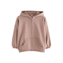 next Zip-Up Hoodie girl Brown size 13 yrs