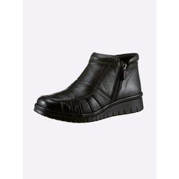 CLASSIC Damen Stiefelette, Gr. 37, schwarz, Glattleder, Leder, Rindsleder, Schuhe