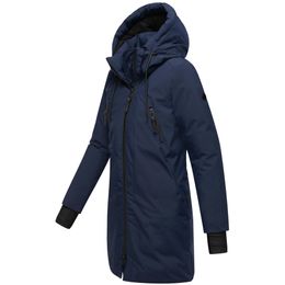 Navahoo Damen Wintermantel "Winterzart 14", blau, Gr. L, Obermaterial: 100% Polyester. Innenfutter 1: 100% Polyester. Innenfutter 2: 100% Polyester.