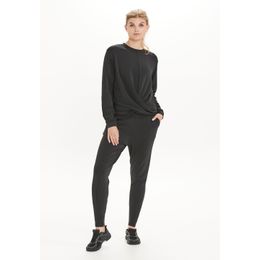 Endurance Damen Sweathose "Timmia", schwarz, Gr. 42, unifarben, 51% Polyester, 44% Modal, 5% Elasthan, Hosen, mit hohem Modal-Anteil