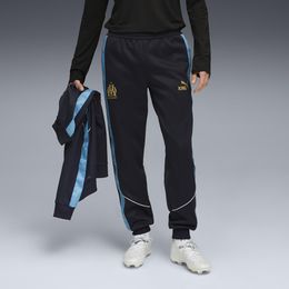 Puma Sporthose "Olympique de Marseille KING Anthem Hose Herren", schwarz, Gr. S, Obermaterial: 63% Polyester, 37% Baumwolle. Taschenfutter: 100%