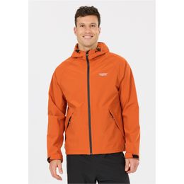 WEATHER REPORT Herren Outdoorjacke "Gust"orange, Gr. XXXL, unifarben, 100% Polyester, Jacken, f&uuml;r wasserfesten Rundum-Schutz