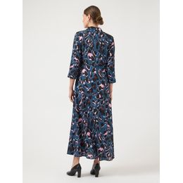 Y.A.S Damen Hemdblusenkleid "YASSAVANNA LONG SHIRT DRESS", bunt, Gr. S, bedruckt, Web, Obermaterial: 100% Viskose, Kleider, Viskose, loose fit