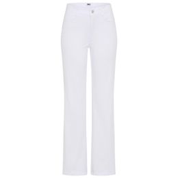 MAC Damen Bootcut-Jeans "LAURA"wei&szlig;, Gr. 48, Denim/Jeans, Obermaterial: 88% Baumwolle, 8% Elastomultiester, 4% Elasthan, Jeans, Figurformende