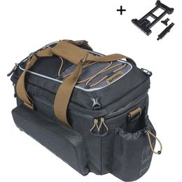 Basil Miles Trunkbag XL Pro MIK 2.0 Gep&auml;cktr&auml;gertasche schwarz/grau 9 L - 36 L