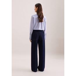 Seidensticker Damen 5-Pocket-Hoseblau, Gr. 40, unifarben, 100% Baumwolle, Hosen