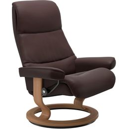 Relaxsessel stressless "View", braun (chocolate paloma), B:91cm H:109cm T:83cm, Leder BATICK: BATICK ist ein leicht korrigiertes, durchgef&auml;rbtes und genarbtes M&ouml;belleder, bei dem die meisten Unebenheiten und Spuren in der Regel entfernt wurden.;Leder PALOMA: PALOMA ist ein durchgef&auml;rbtes Semianilin-M&ouml;belleder mit nat&uuml;rlicher Narbung.;ROHLEDER Stoff Q2 FARON: Ein fester zuverl&auml;ssiger Boucl&eacute; mit ein
