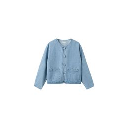 MANGO TEEN Jacke 'Sakura' M&auml;dchen Gr&ouml;&szlig;e 168 blue denim
