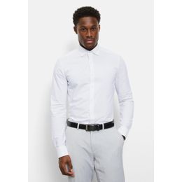 OLYMP Herren Businesshemd "OLYMP Level Five 24/Seven, body fit, New York Kent mit extra langem Arm", wei&szlig;, Gr. 43, 92% Baumwolle, 8% Elasthan, Hemden