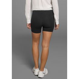 Melrose Damen Radlerhose, schwarz, Basic, Gr. 34, unifarben, Jersey, Obermaterial: 95% Baumwolle, 5% Elasthan, Hosen, perfekt unter Kleidern und