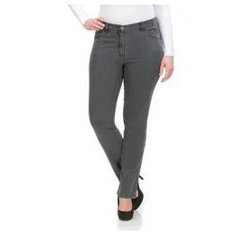 Stretch-Jeans KjBRAND "Betty CS Denim Stretch", Damen, Gr. 46 (23), K-Gr, grau (denim graphit), Denim/Jeans, Obermaterial: 85% Baumwolle, 13% Polyester, 2% Elasthan, unifarben, lang, Jeans, mit Stretch