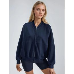 Busem Sweatjacke Damen Gr&ouml;&szlig;e L dunkelbraun